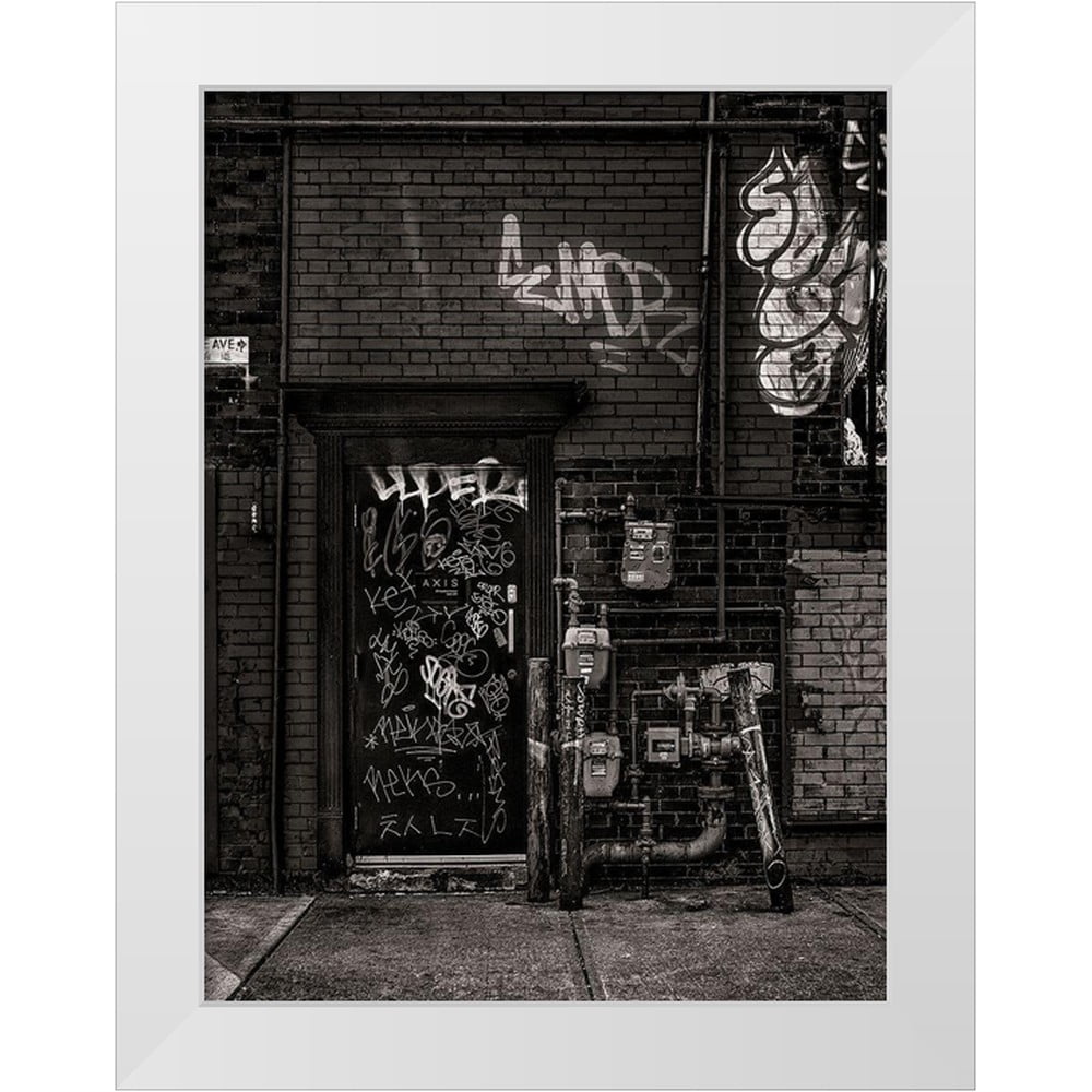 Carson, Brian 19x24 White Modern Wood Framed Museum Art Print Titled ...