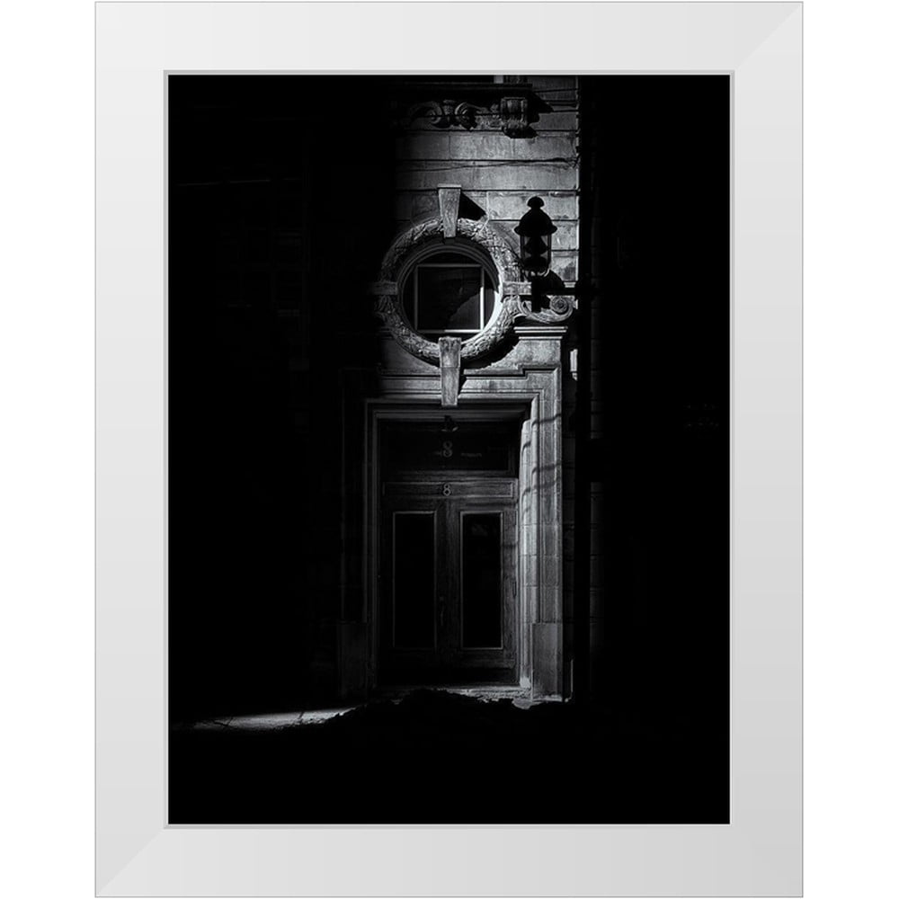 Carson, Brian 19x24 White Modern Wood Framed Museum Art Print Titled ...