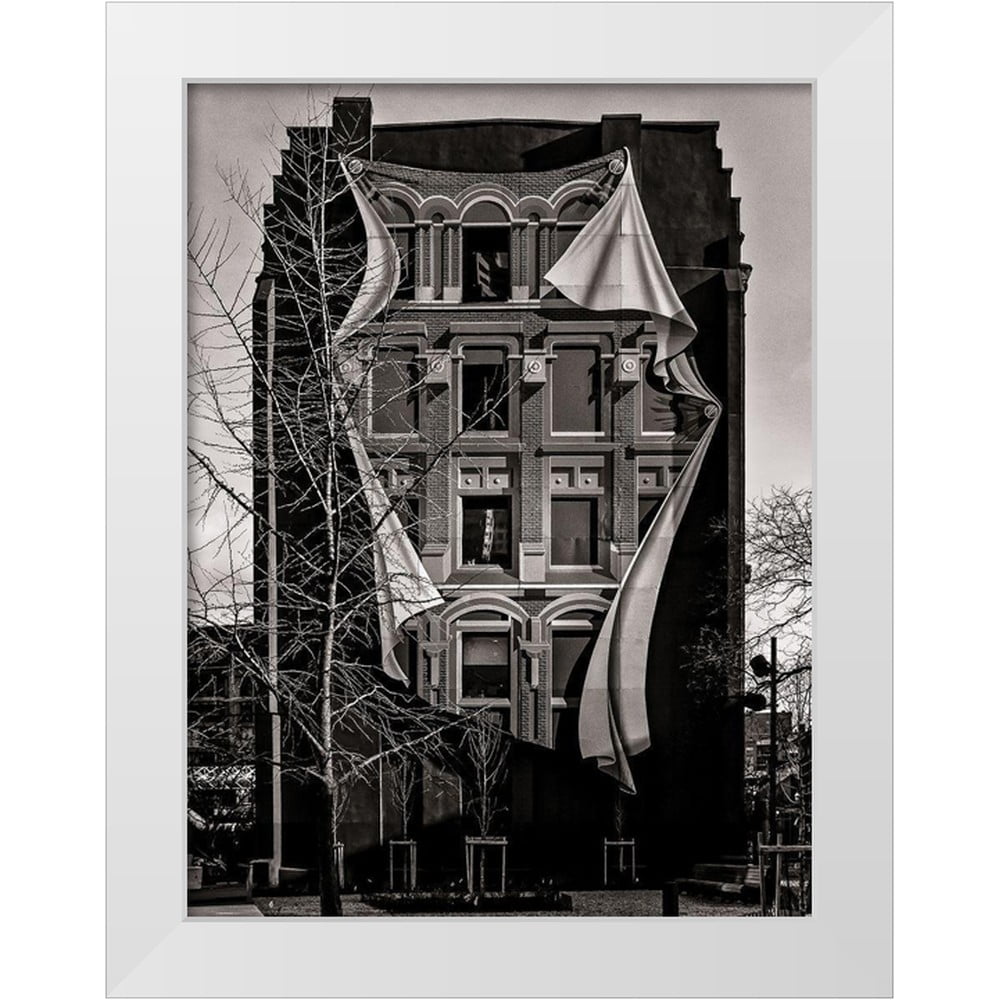 Carson, Brian 19x24 White Modern Wood Framed Museum Art Print Titled ...