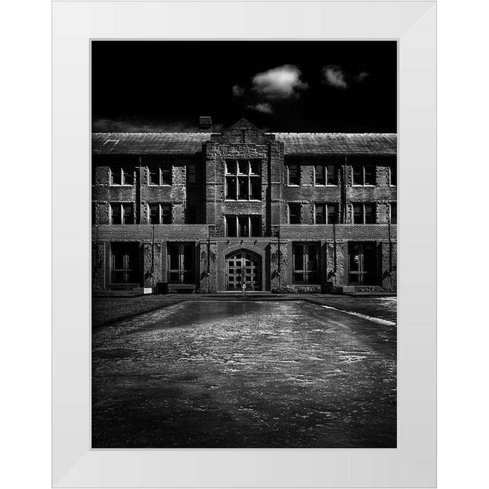 Carson, Brian 19x24 White Modern Wood Framed Museum Art Print Titled ...