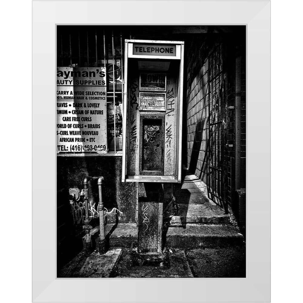 Carson, Brian 19x24 White Modern Wood Framed Museum Art Print Titled ...