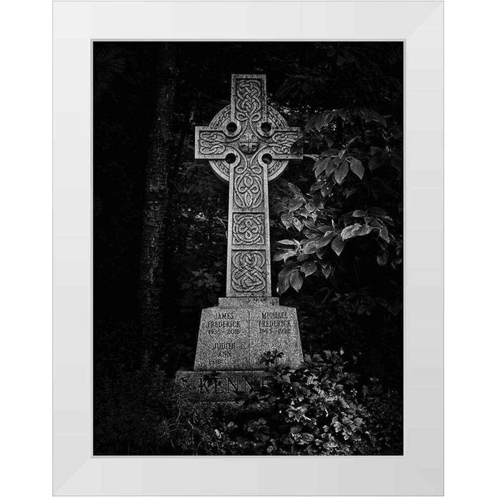 Carson, Brian 19x24 White Modern Wood Framed Museum Art Print Titled ...
