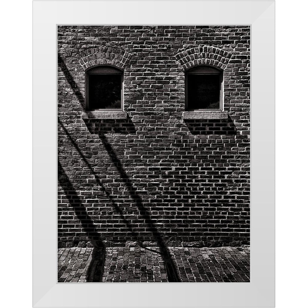 Carson, Brian 19x24 White Modern Wood Framed Museum Art Print Titled ...