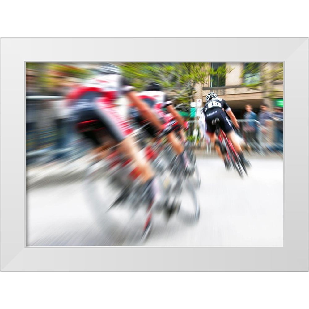 Carson, Brian 24x18 White Modern Wood Framed Museum Art Print Titled ...