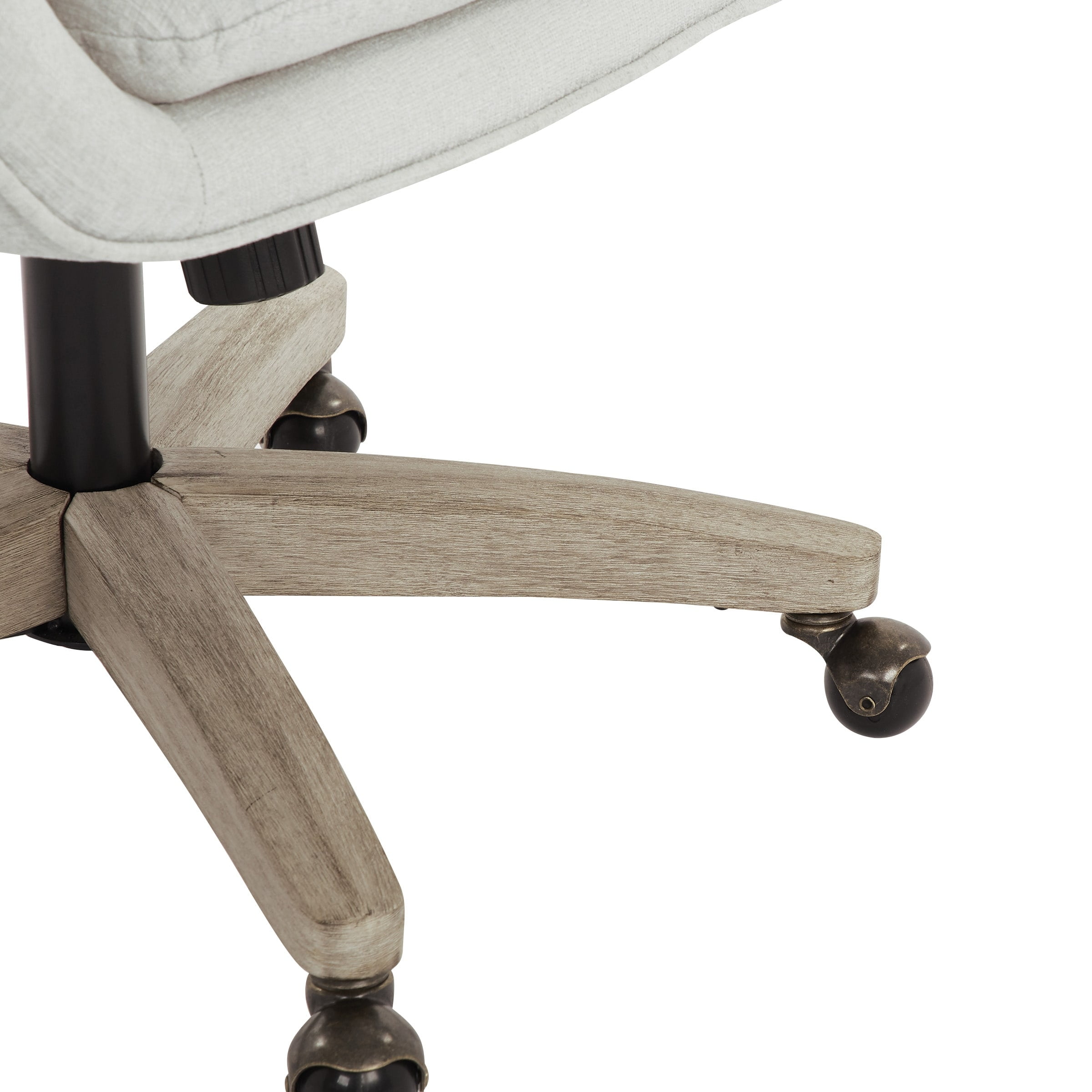 Carson Carrington Hjarsta Plush Office Chair Dove Grey - Walmart.com