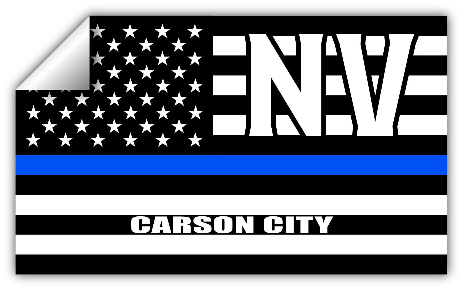 Carson City NV Nevada Carson City County Thin Blue Line Stealthy USA ...