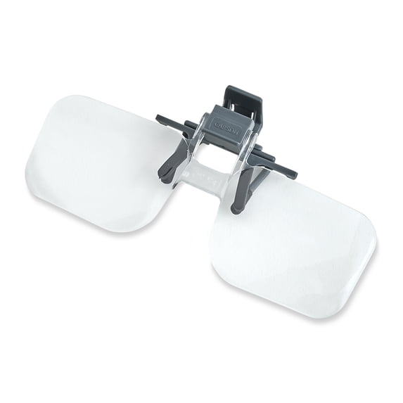 Carson Clip and Flip 2x Magnifying Glass Clip-On Wearable Magnifier for ...