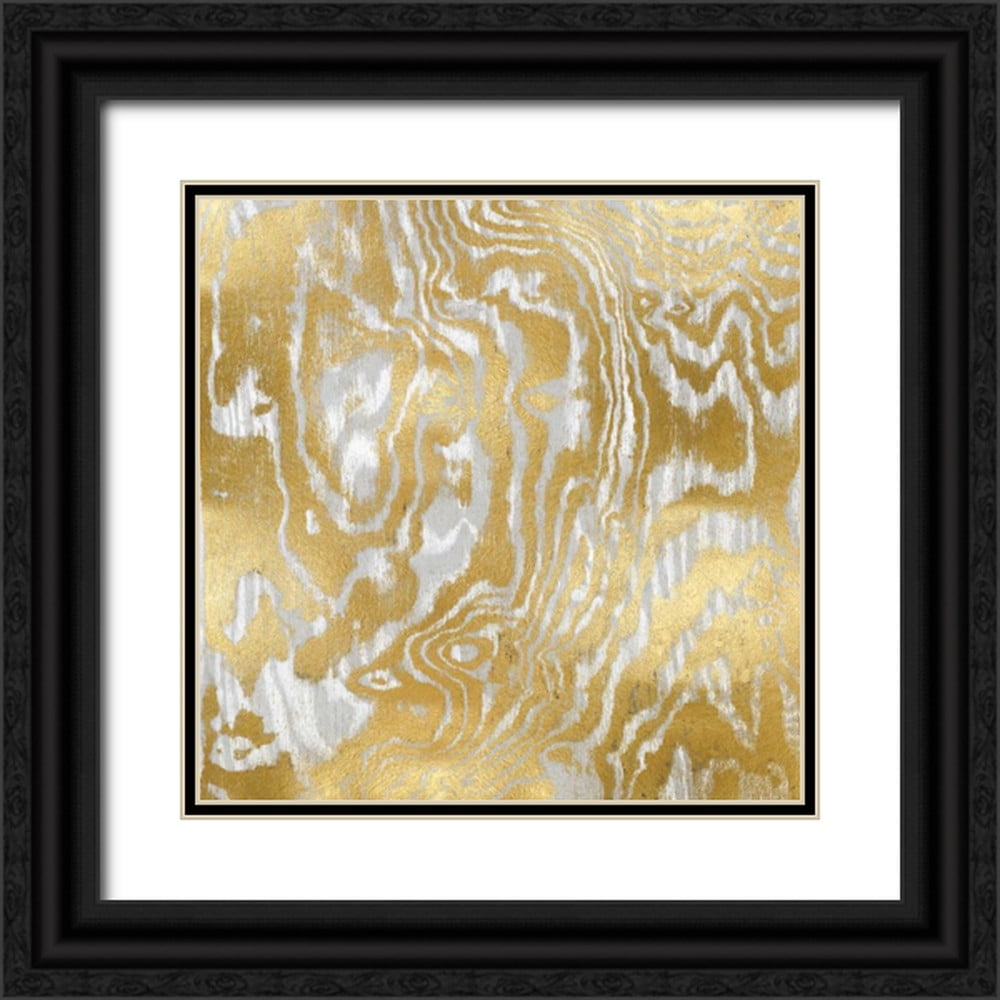 Carson, Danielle 12x12 Black Ornate Wood Framed with Double Matting ...