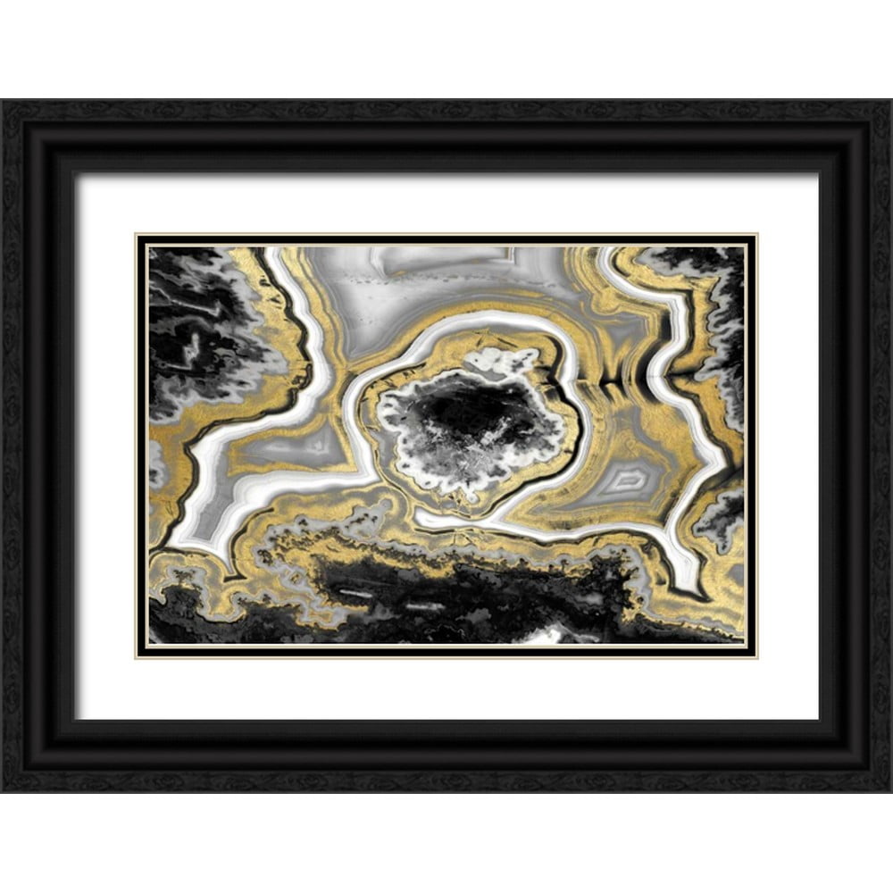Carson, Danielle 14x11 Black Ornate Wood Framed with Double Matting ...