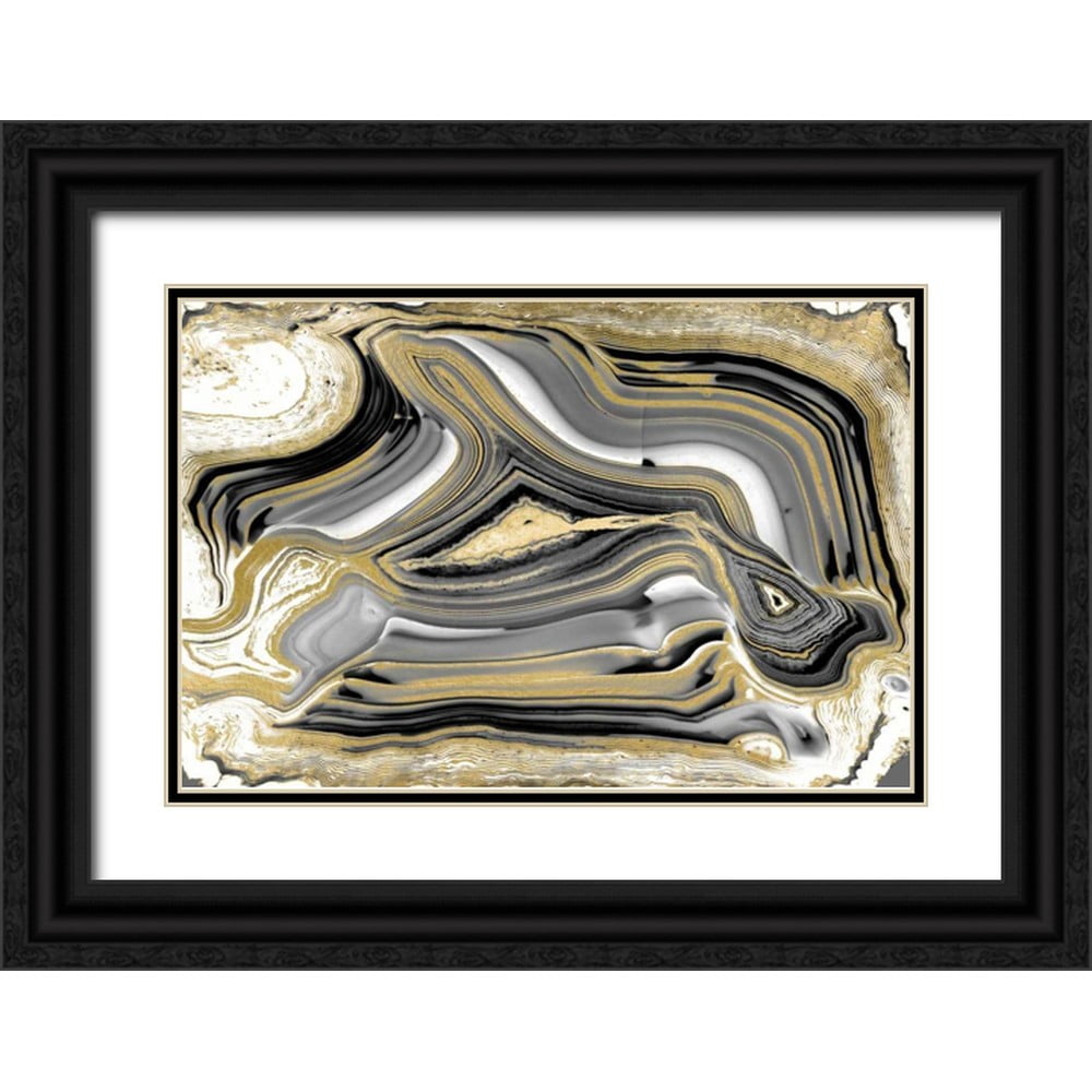 Carson, Danielle 14x11 Black Ornate Wood Framed with Double Matting ...
