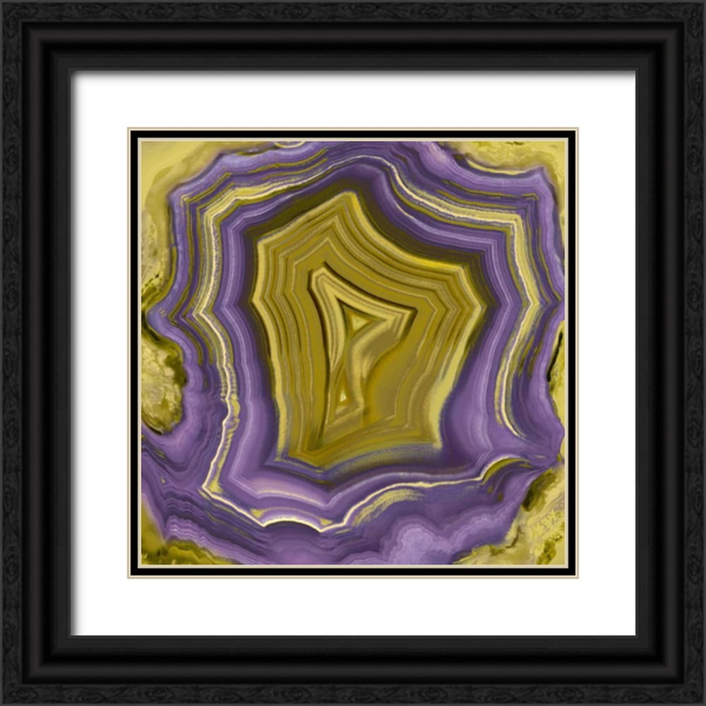 Carson, Danielle 15x15 Black Ornate Wood Framed with Double Matting ...