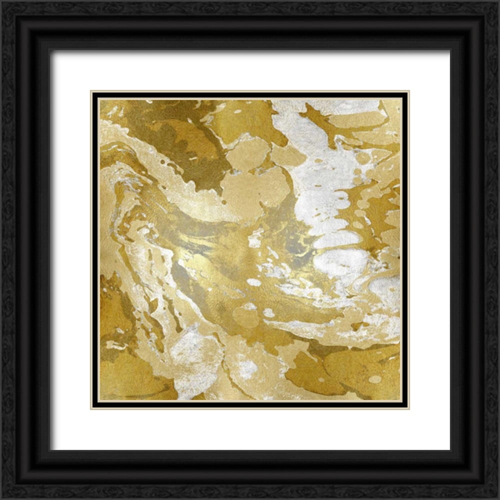 Carson, Danielle 15x15 Black Ornate Wood Framed with Double Matting ...