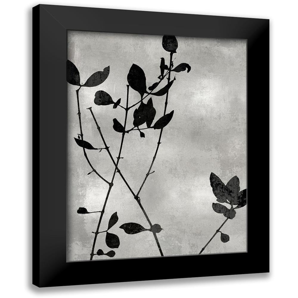 Carson, Danielle 19x24 Black Modern Framed Museum Art Print Titled - Nature Silhouette Silver I ...