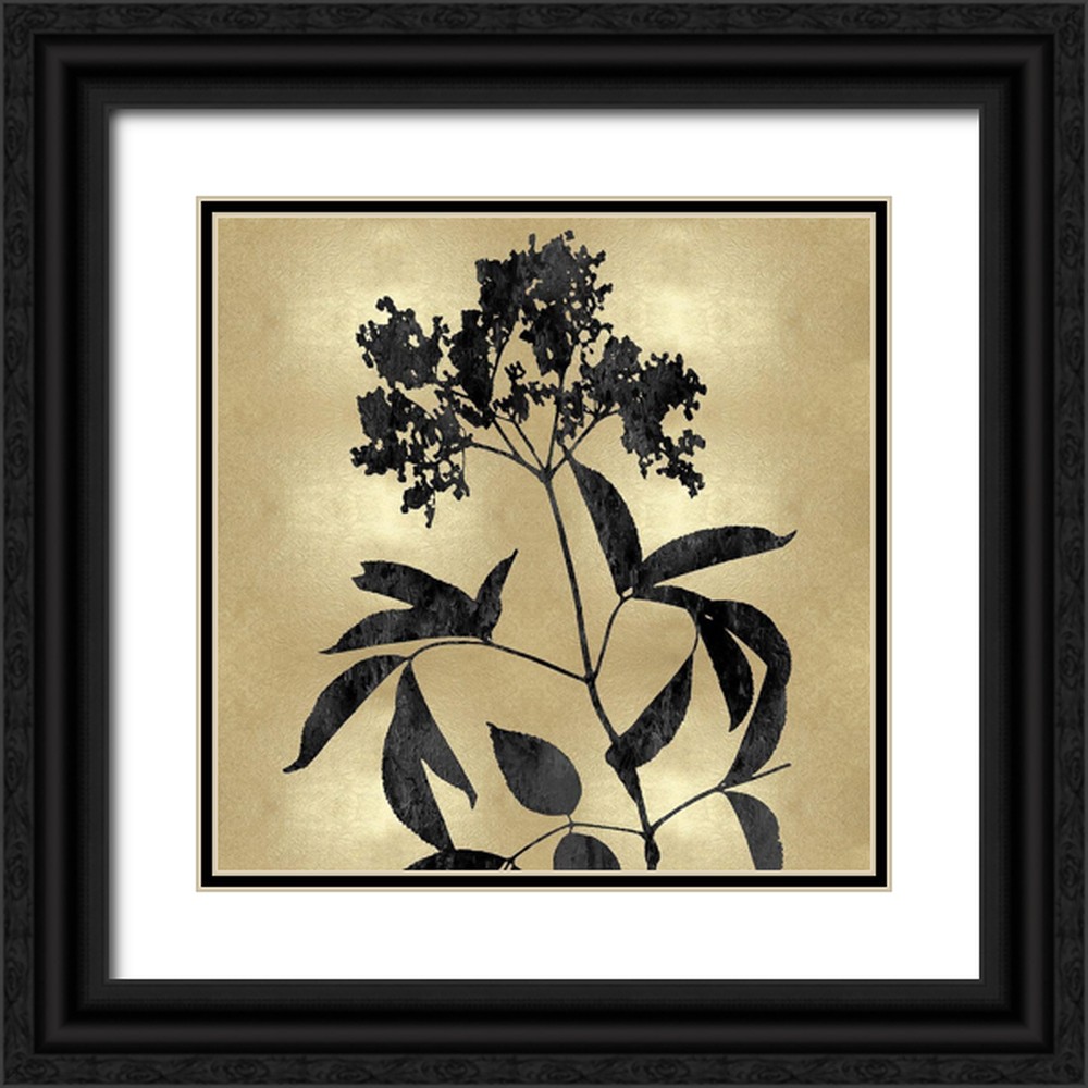 Carson, Danielle 26x26 Black Ornate Wood Framed with Double Matting ...