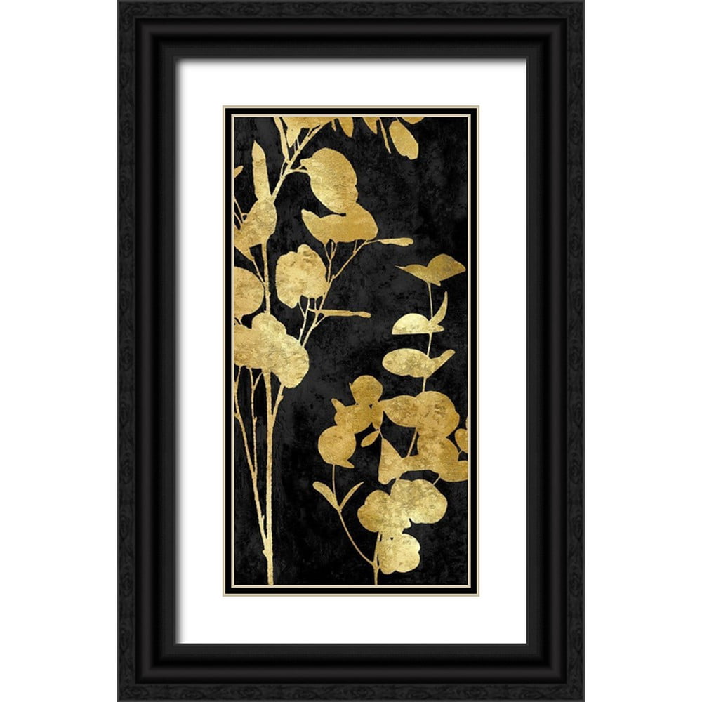Carson, Danielle 9x14 Black Ornate Wood Framed with Double Matting ...