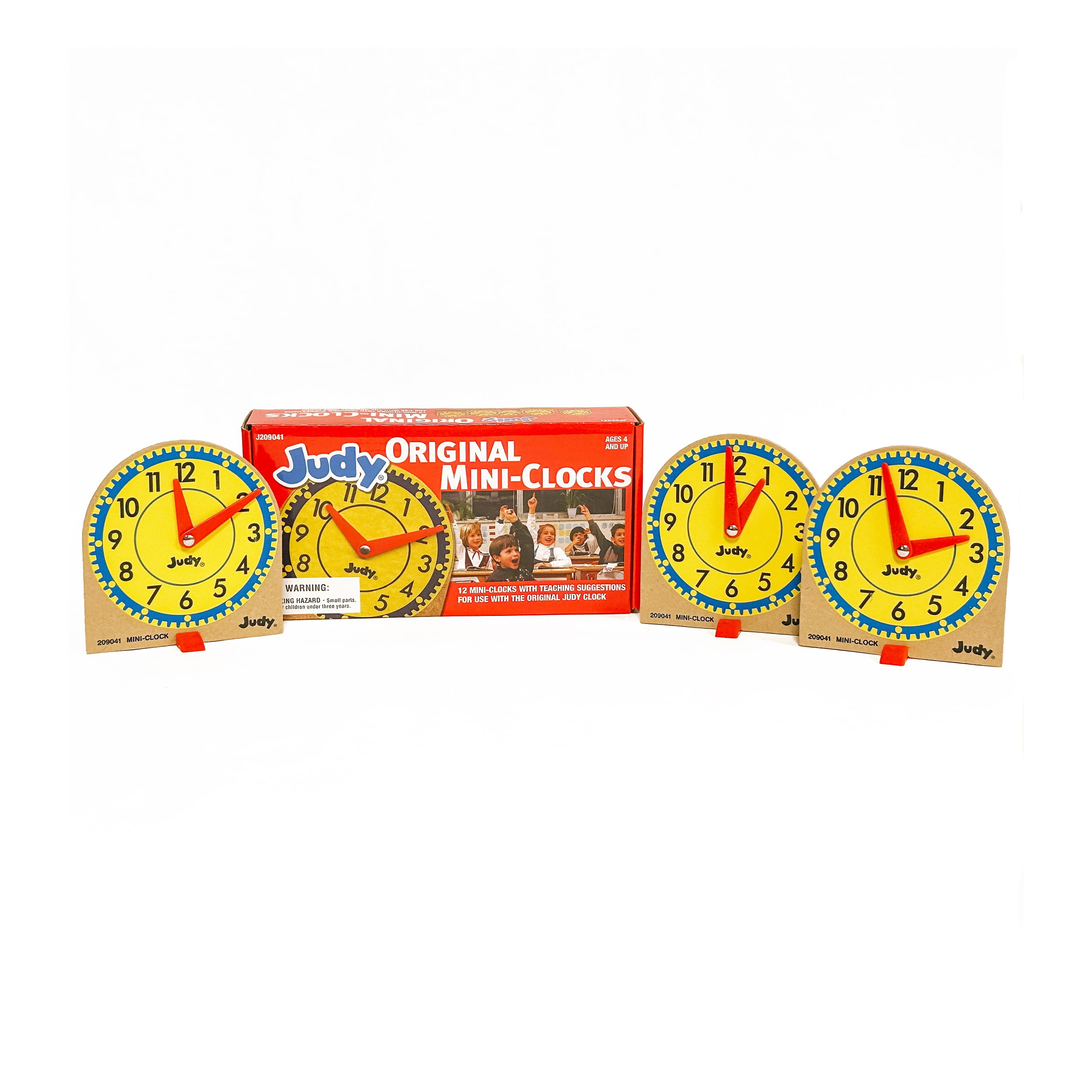 Carson Dellosa 12-piece Mini Judy® Clock Set (12 pieces) Grade K-3 ...