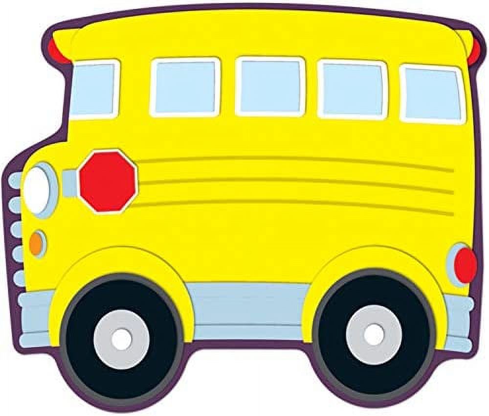 Carson Dellosa 36 Piece School Bus Bulletin Board Cutouts, Colorful ...