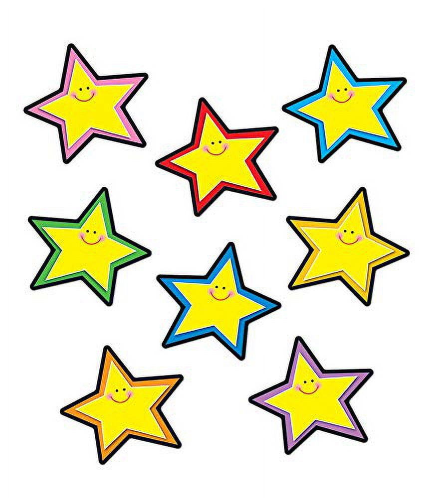 Carson Dellosa 36-Piece Yellow Stars Bulletin Board Cutouts, Yellow ...