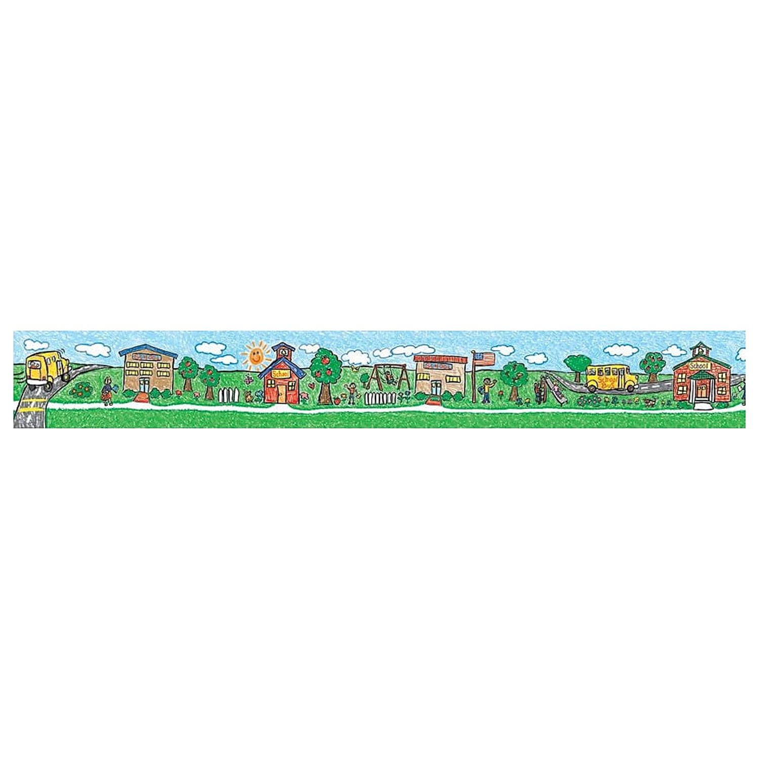 Carson-Dellosa 36" x 3" Straight School Days Borders 12 Strips (1453 ...