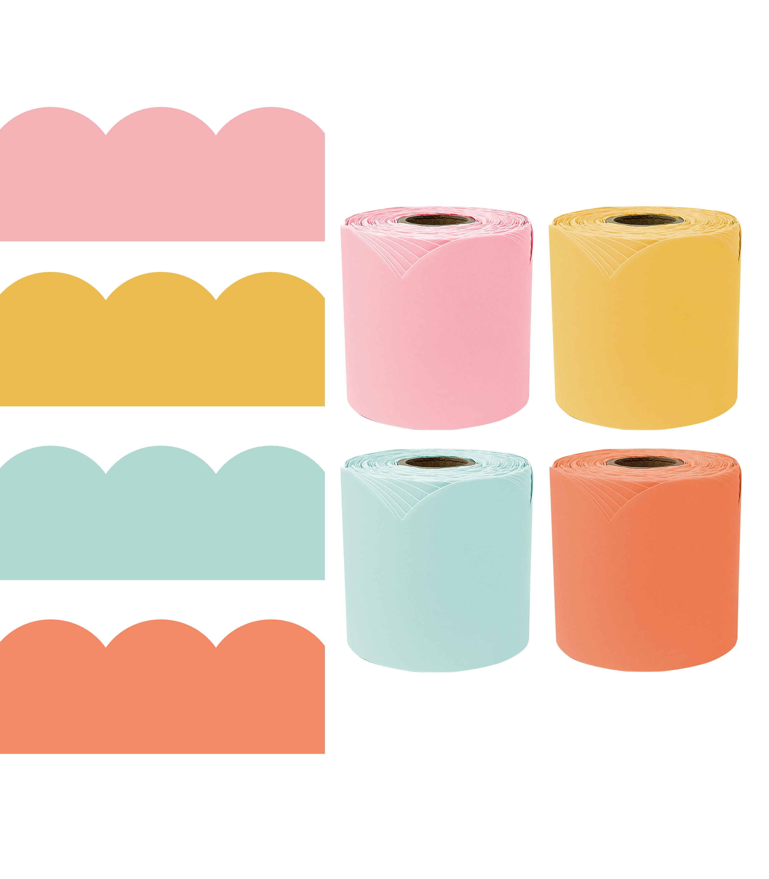 Carson Dellosa 65' Groovy 4 Pack Rolled Bulletin Board Border Set (4 ...