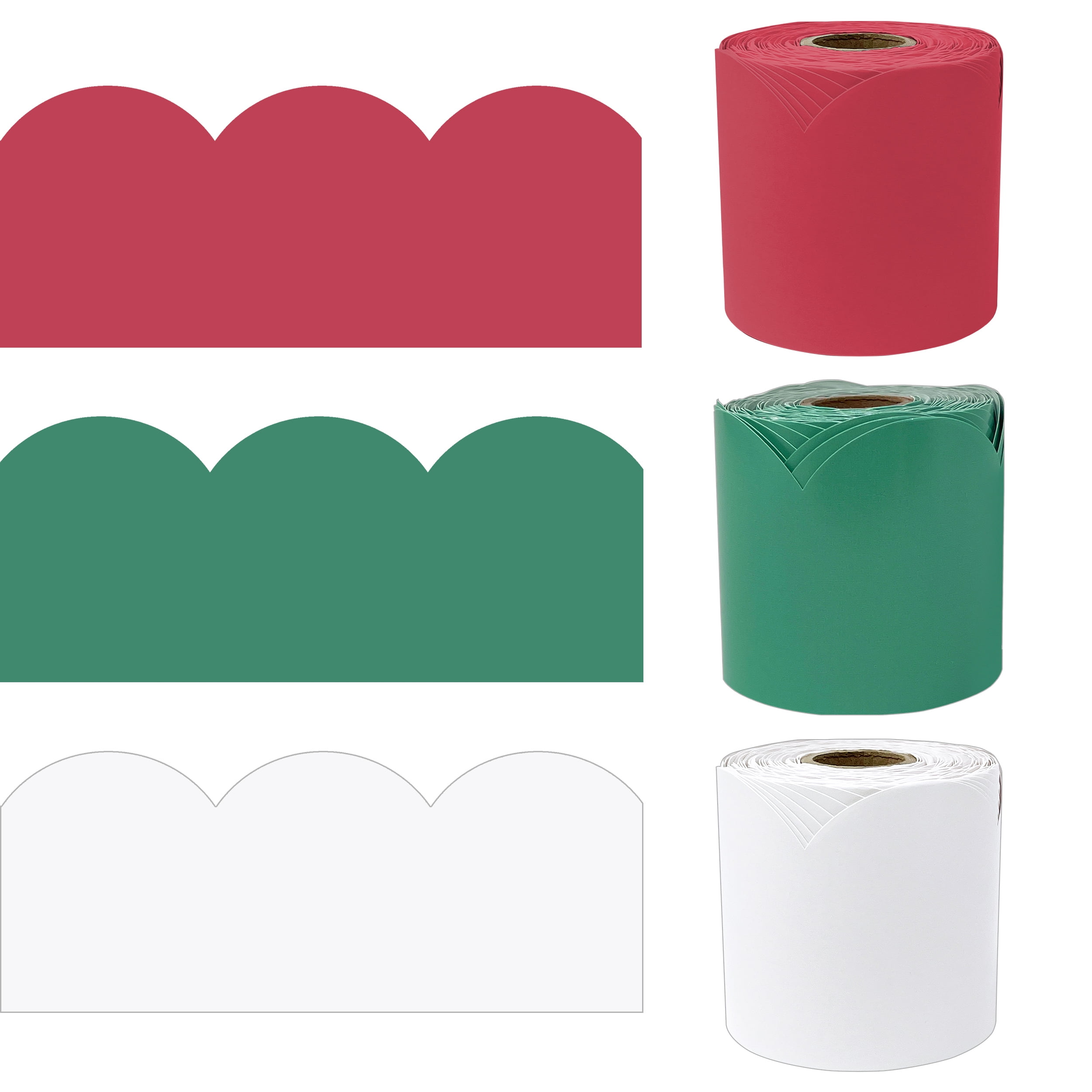 Carson Dellosa 65' Merry & Bright Holiday 3 Pack Rolled Bulletin Board ...