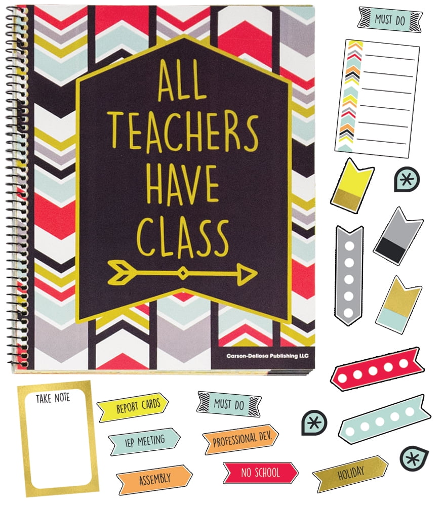 Carson Dellosa – Aim High Teacher Planner Set, Classroom Décor, Spiral ...