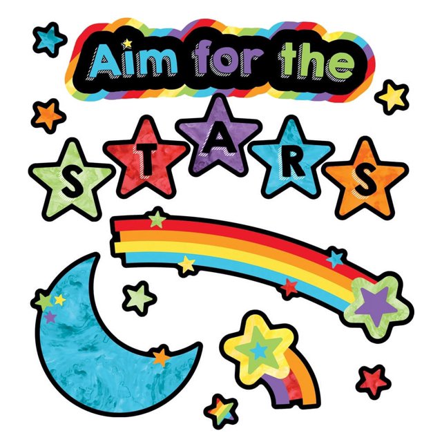Carson Dellosa Aim for the Stars Mini Bulletin Board Set (48 pieces ...