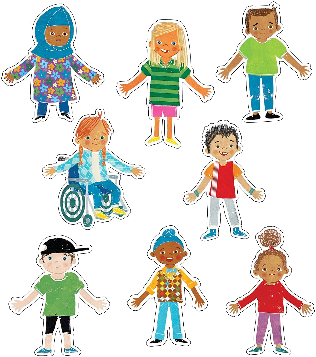 Carson Dellosa All are Welcome 36-Piece Student Diversity Cutouts, 36 ...