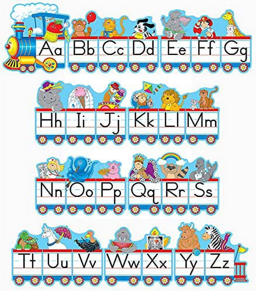 Carson Dellosa Alphabet Train Bulletin Board Set—10-Piece Alphabet ...