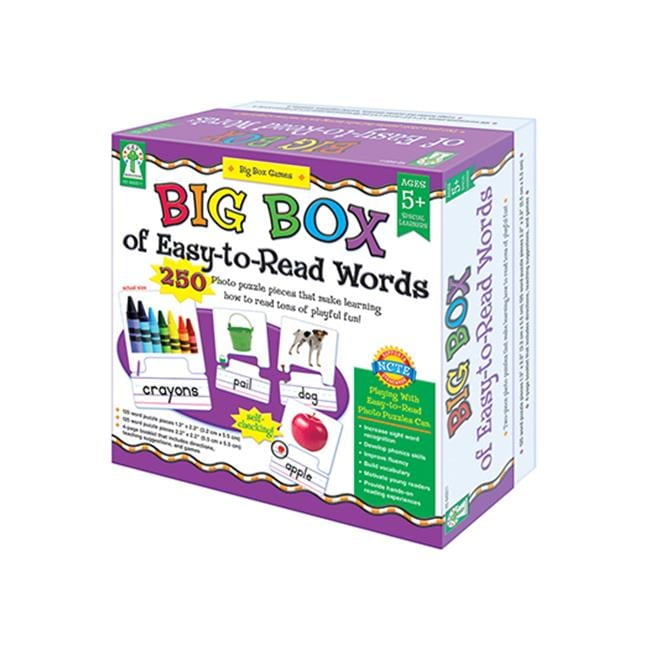 Carson Dellosa Big Box Of Easy To Read Words Game Age 5 plus Special ...