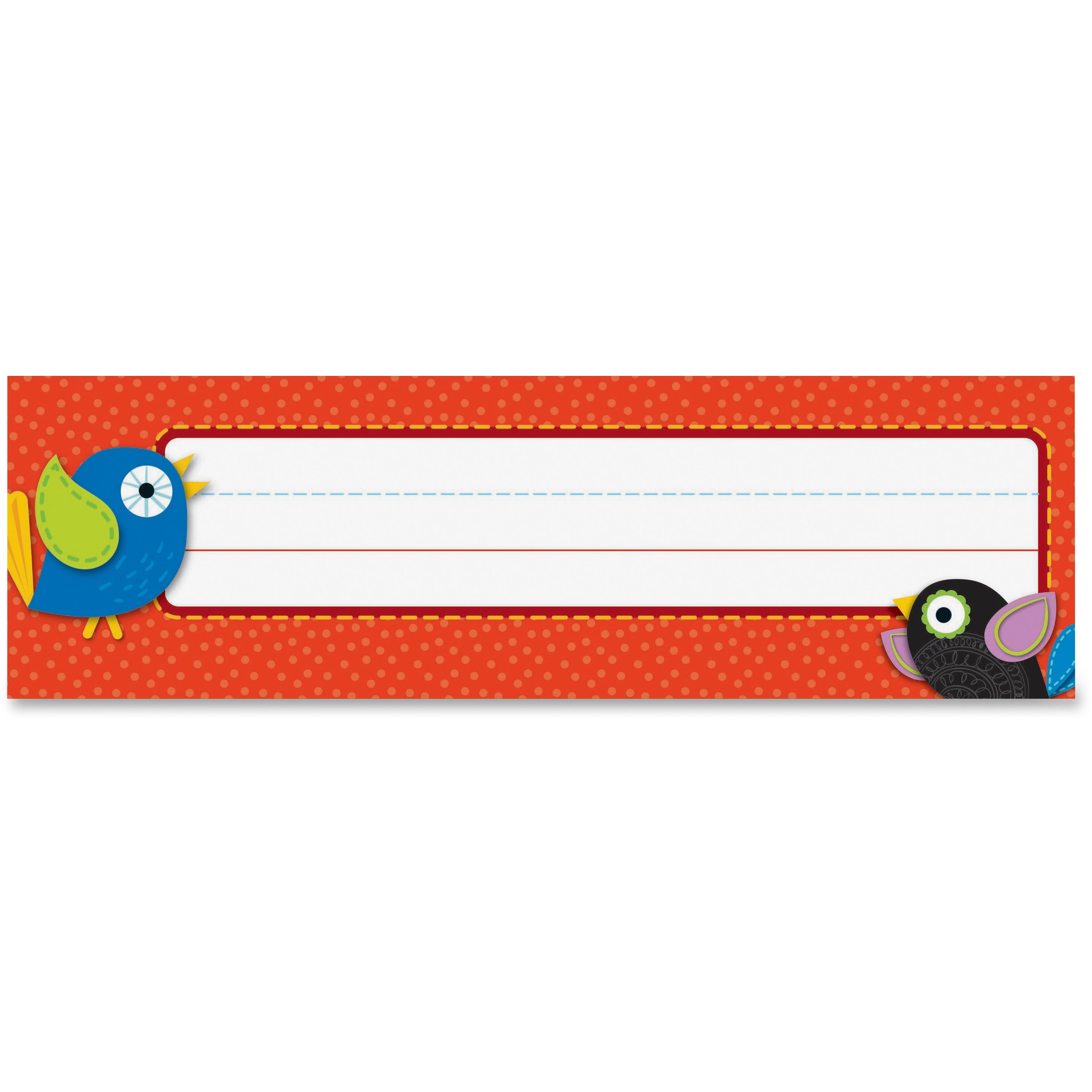 Carson Dellosa Boho Birds Nameplates