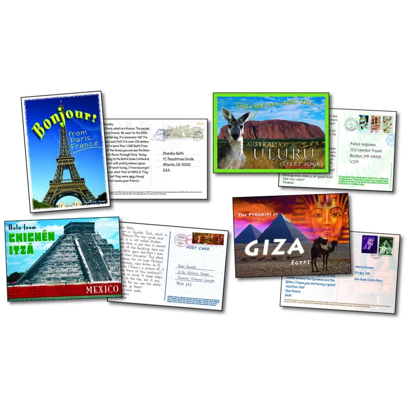 Carson-Dellosa Bulletin Board Set - Postcards From Around The World ...
