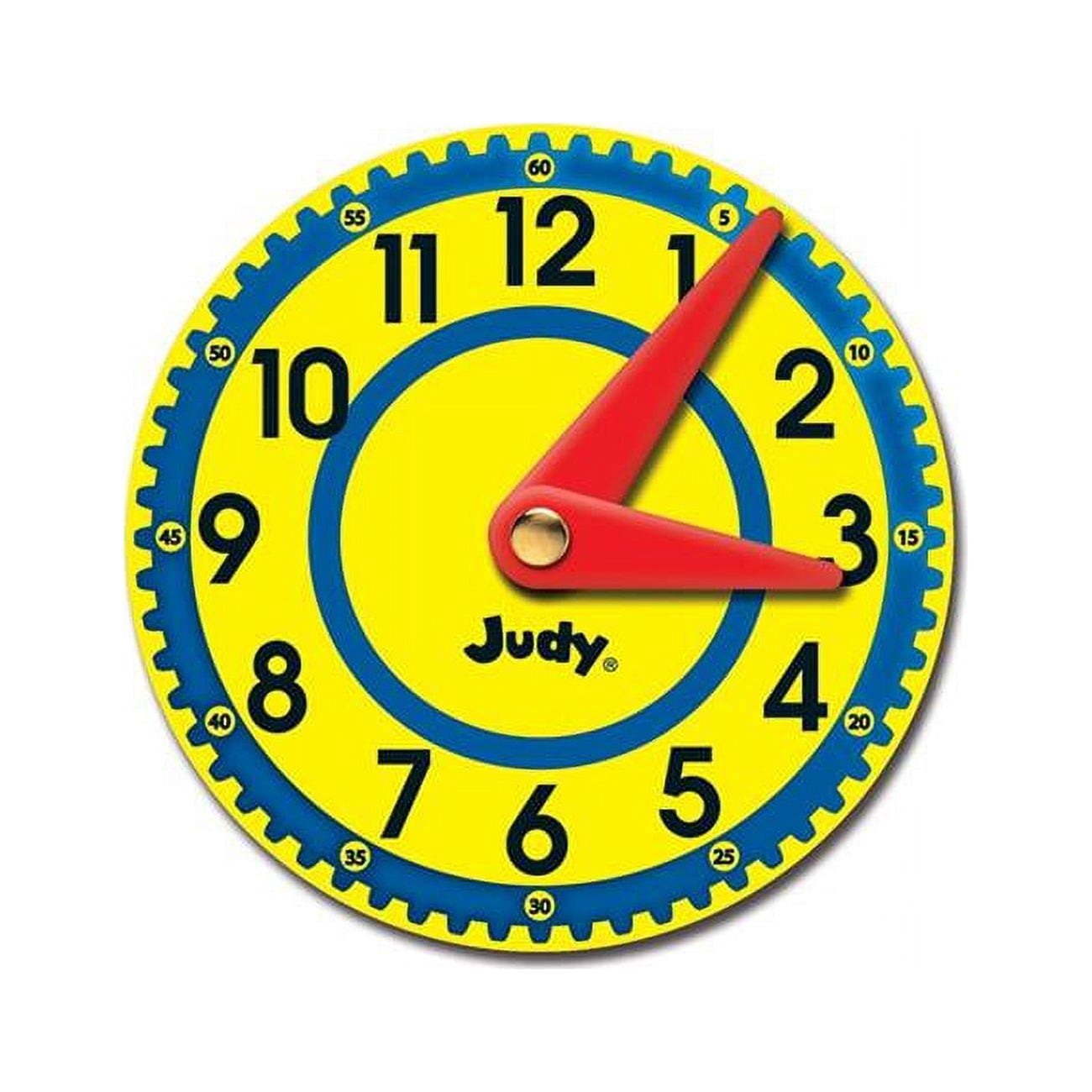 Carson Dellosa CD-120506-3 Judy Clocks Colorful Cut Outs - Grade K-2 ...