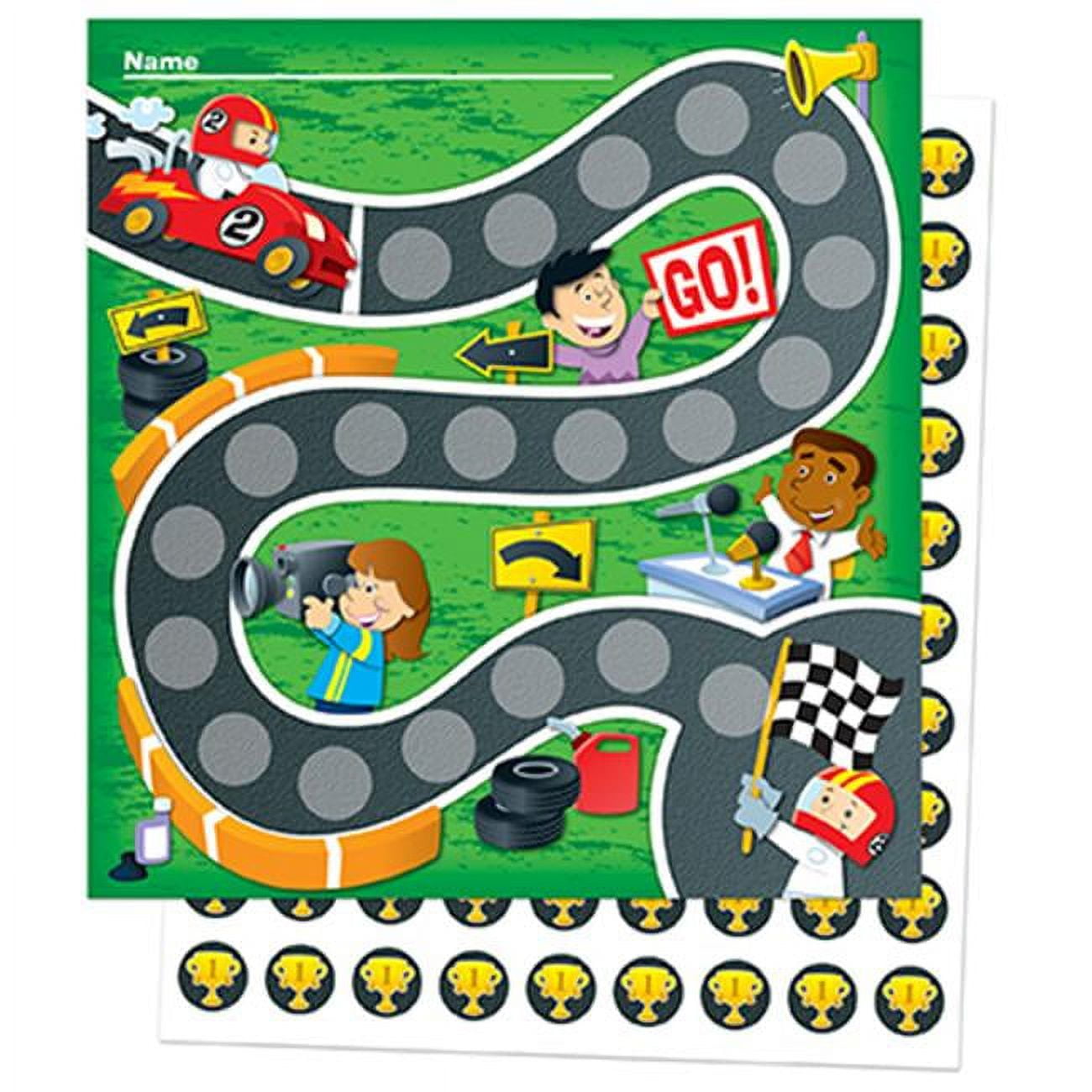 Carson Dellosa CD-148003 Racing Mini Incentive Charts - Walmart.com