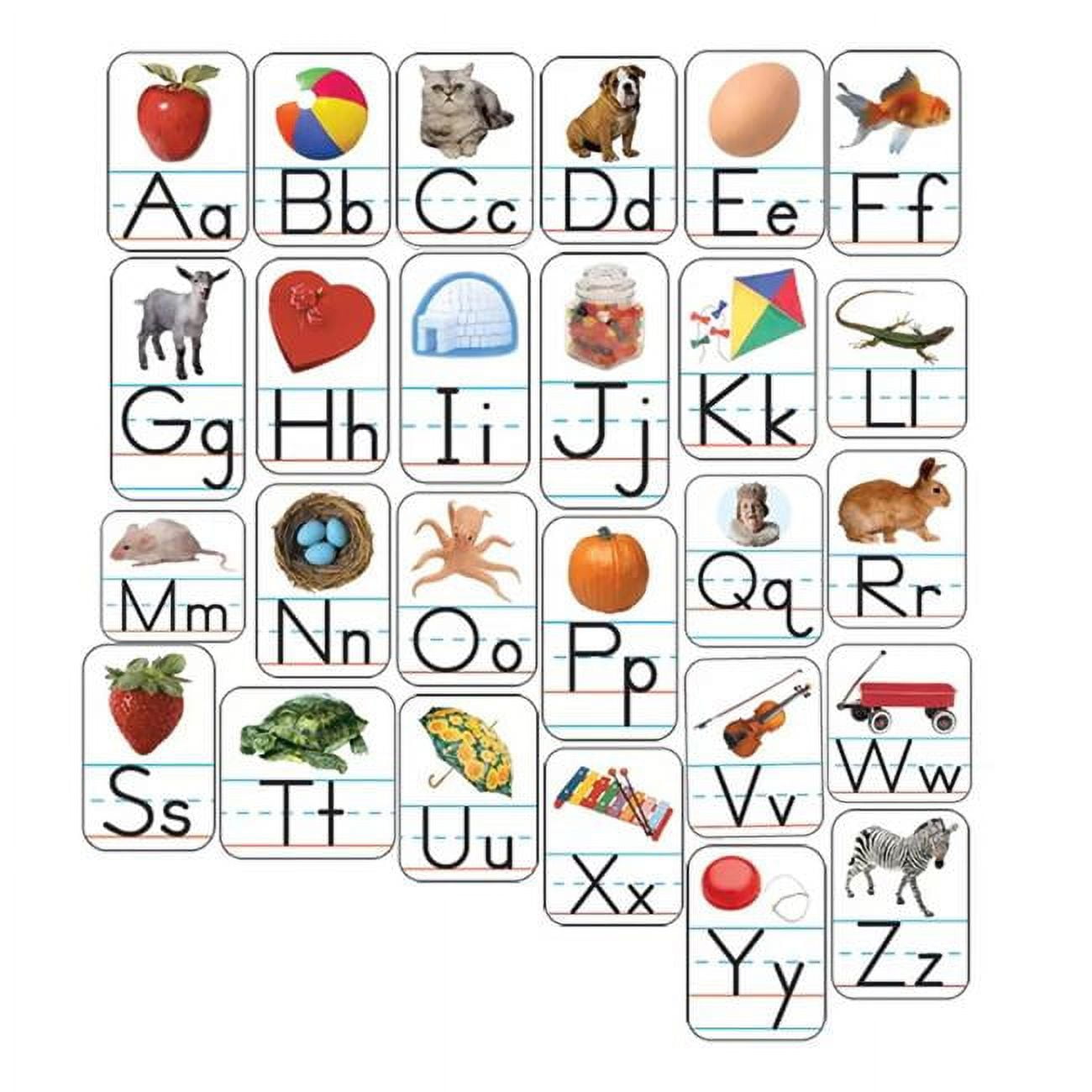 Carson Dellosa CD-168012BN Alphabet Photographic Shape Stickers - Pack ...