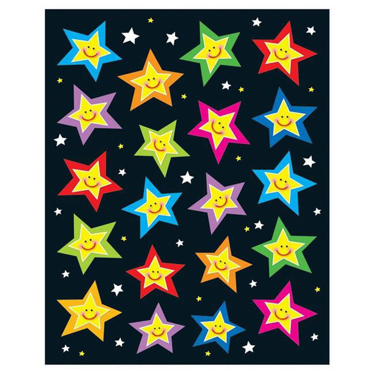 Carson Dellosa CD-168029-12 Stars Shape Stickers - 120 Per Pack - Pack ...