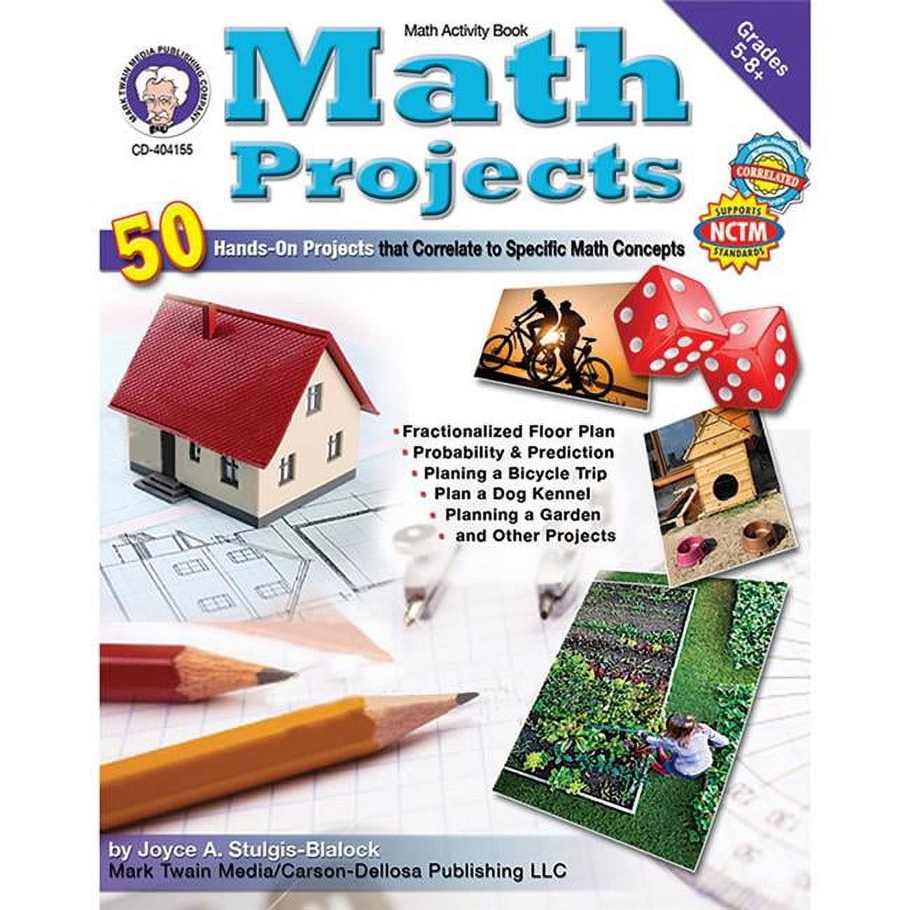 Carson Dellosa CD-404155BN 3 Each Math Projects Resource Book - Grade 5 ...
