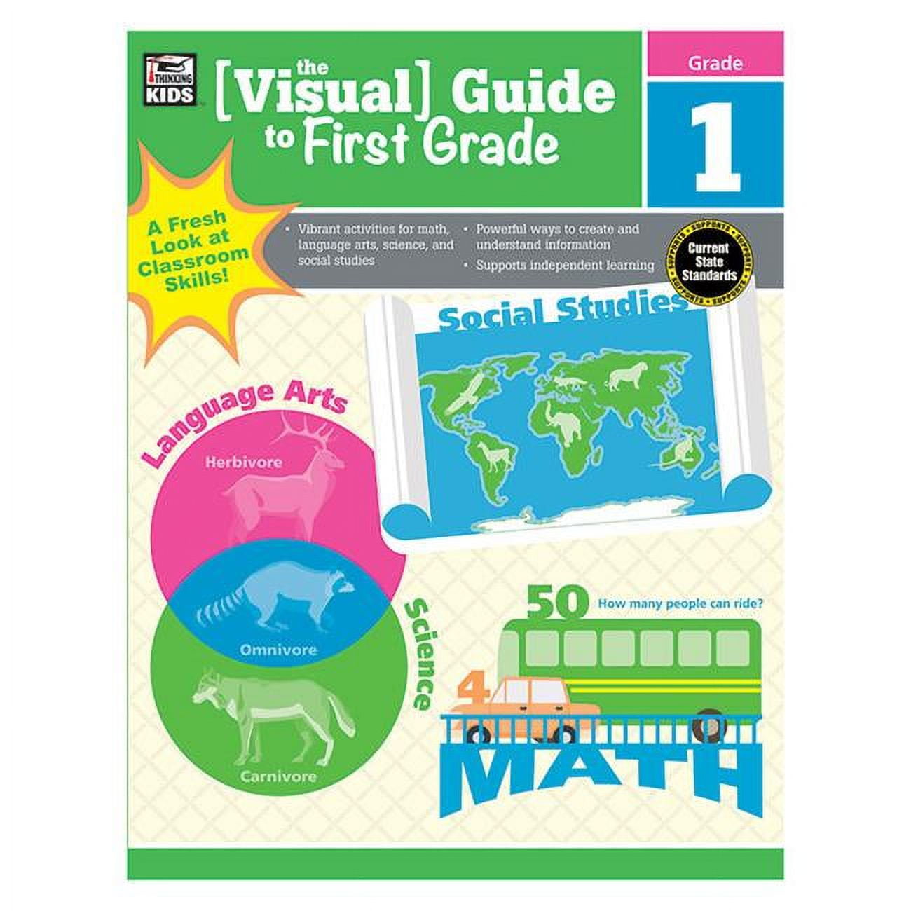 Carson Dellosa CD-704925 Visual Guide To First Grade Book - Walmart.com