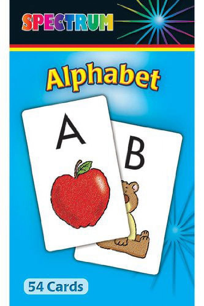 Carson Dellosa CD-734000 Spectrum Flash Cards Alphabet - Walmart.com