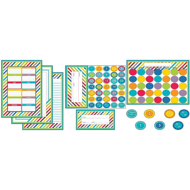 Carson Dellosa Color Me Bright Bulletin Board Set - Walmart Business ...