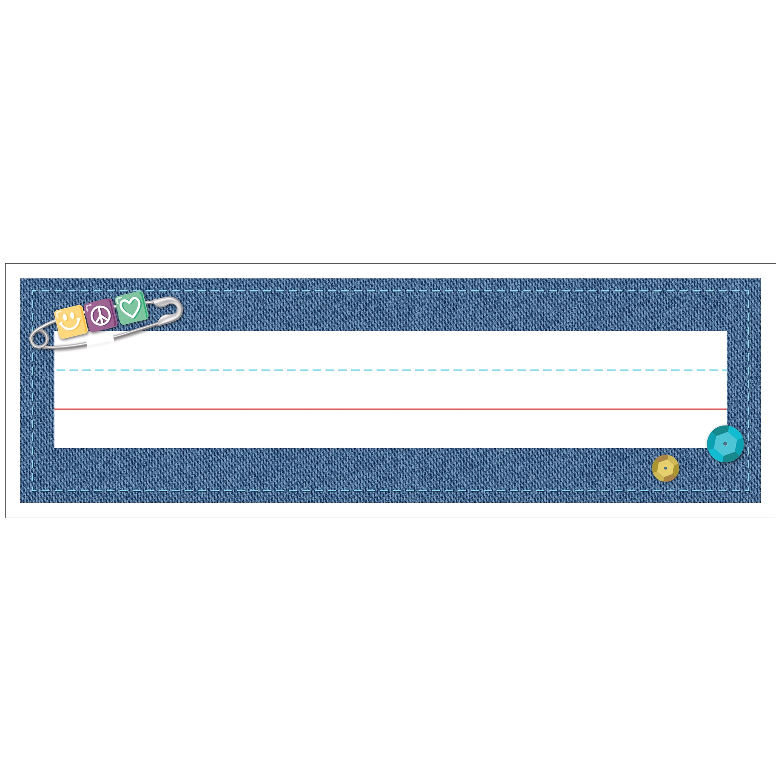 Carson Dellosa Crafty and Cool Name Plates (36 desk nameplates ...