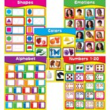 Carson-Dellosa EARLY LEARNING CHARTLET SET 5 charts - Walmart.com