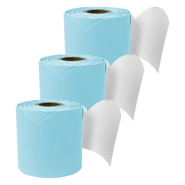 Carson Dellosa Education Rolled Scalloped Bulletin Board Border, Sky ...