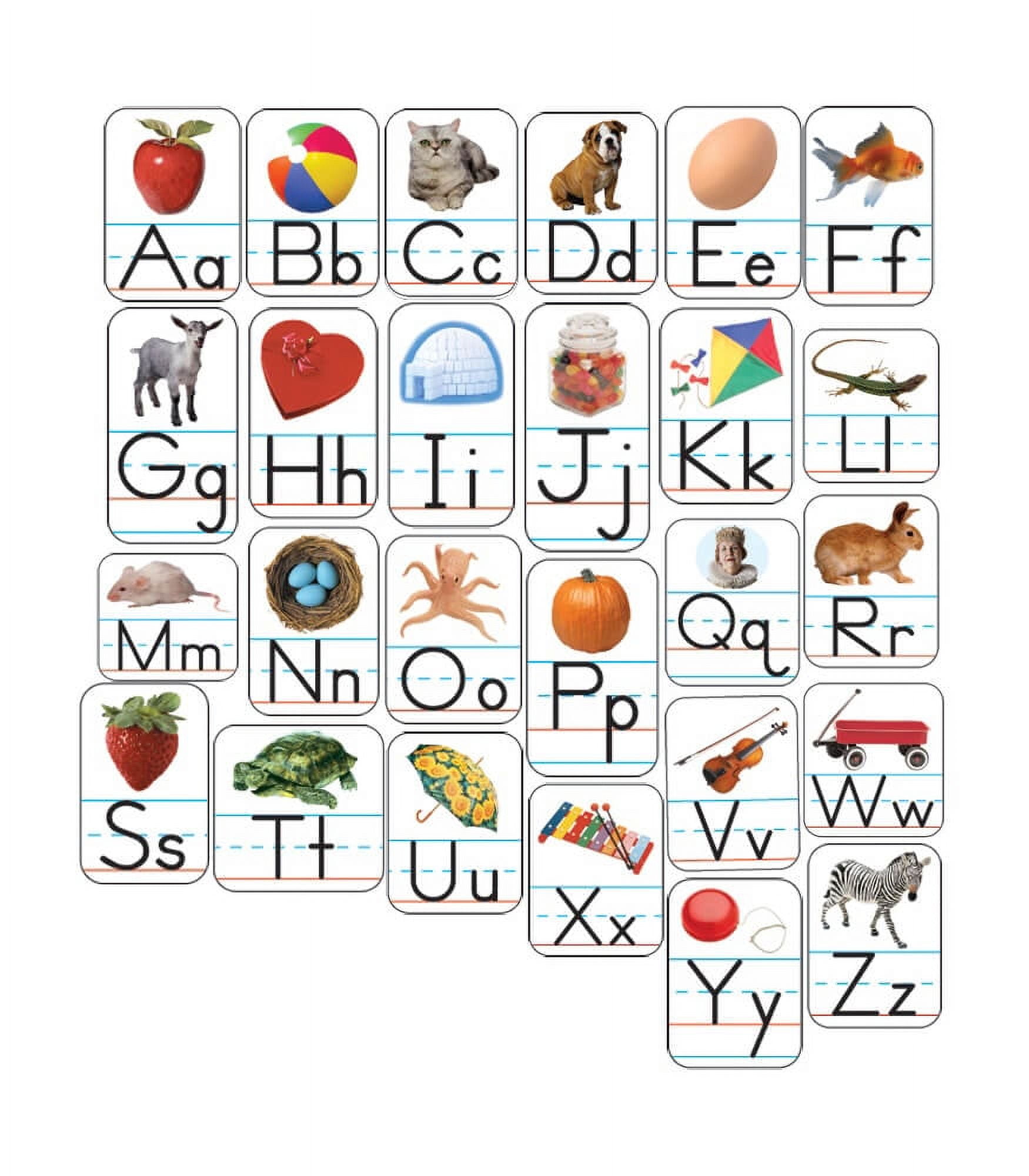 Carson Dellosa Education Alphabet: Photographic Shape Stickers (156 ...