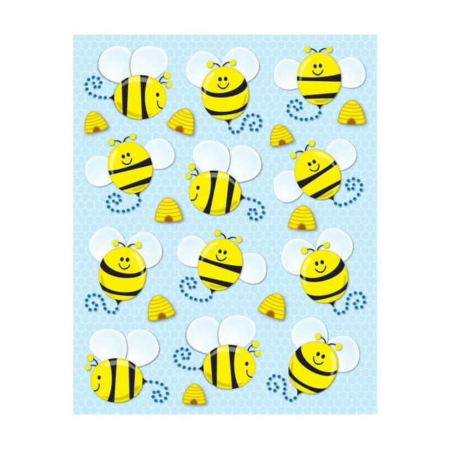 Carson Dellosa Education Bees Shape Stickers (72) - Walmart.com