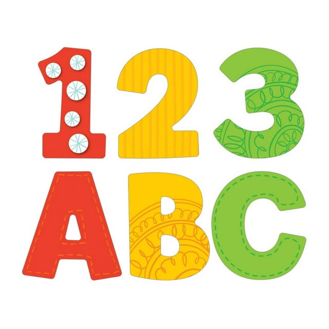 Carson Dellosa 4in Boho Bulletin Board Letters 76 Pieces