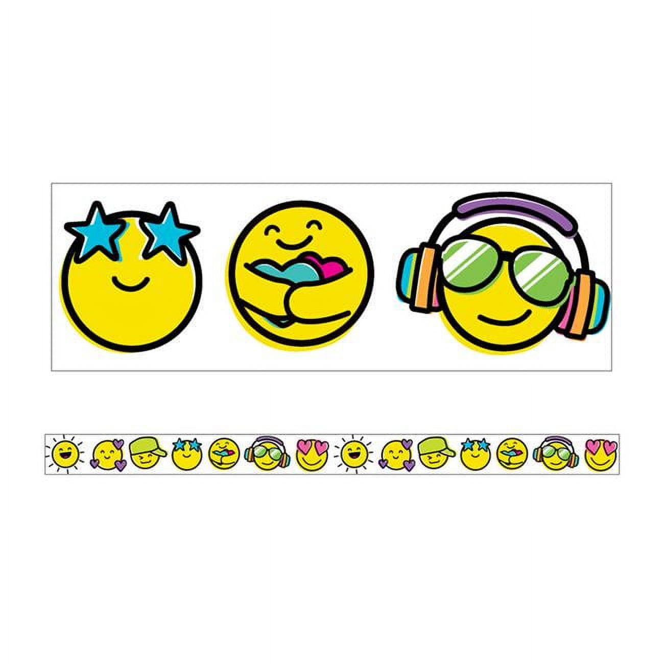 Carson Dellosa Education Cd 108431 Smiley Faces Straight Borders For
