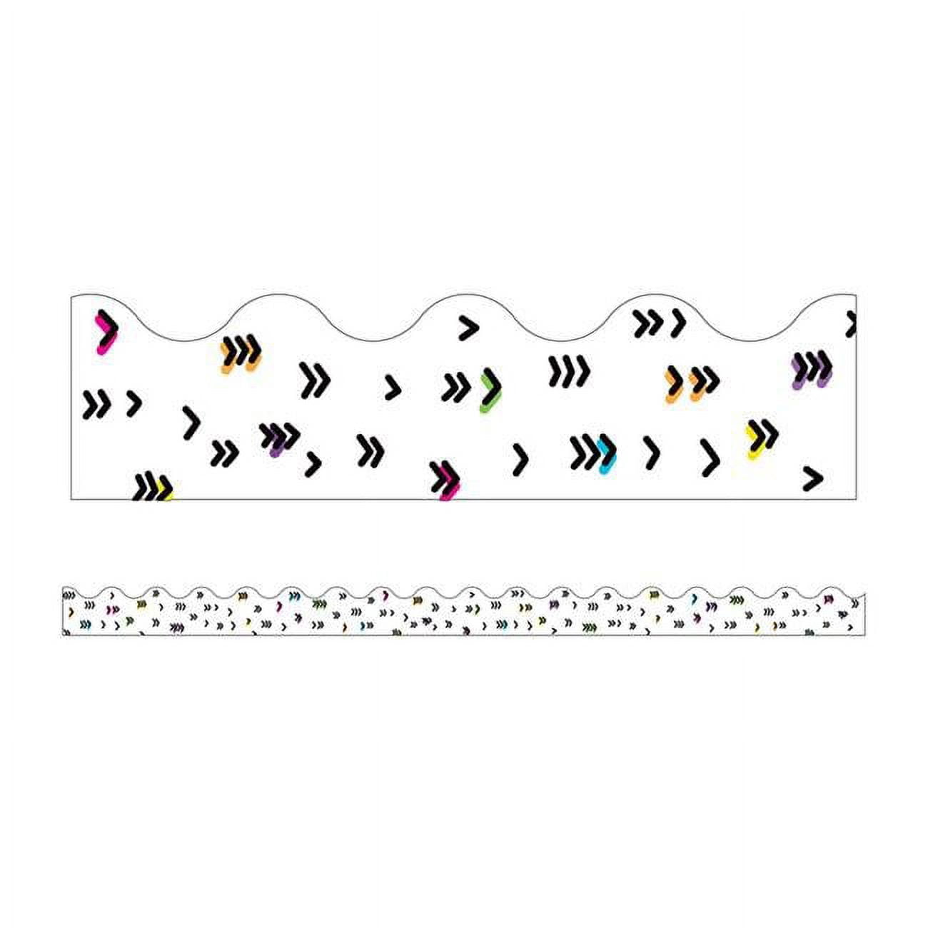 Carson Dellosa Education CD-108435 Rainbow Doodles Scalloped Borders ...