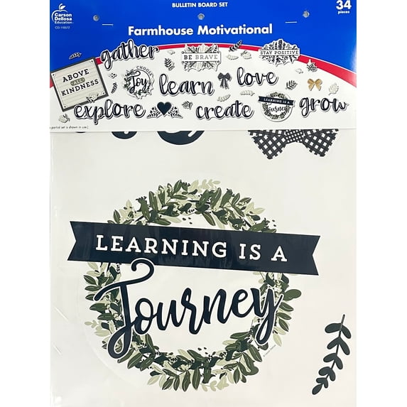 Carson Dellosa Education CD-110572 Farmhouse Motivational Signs ...