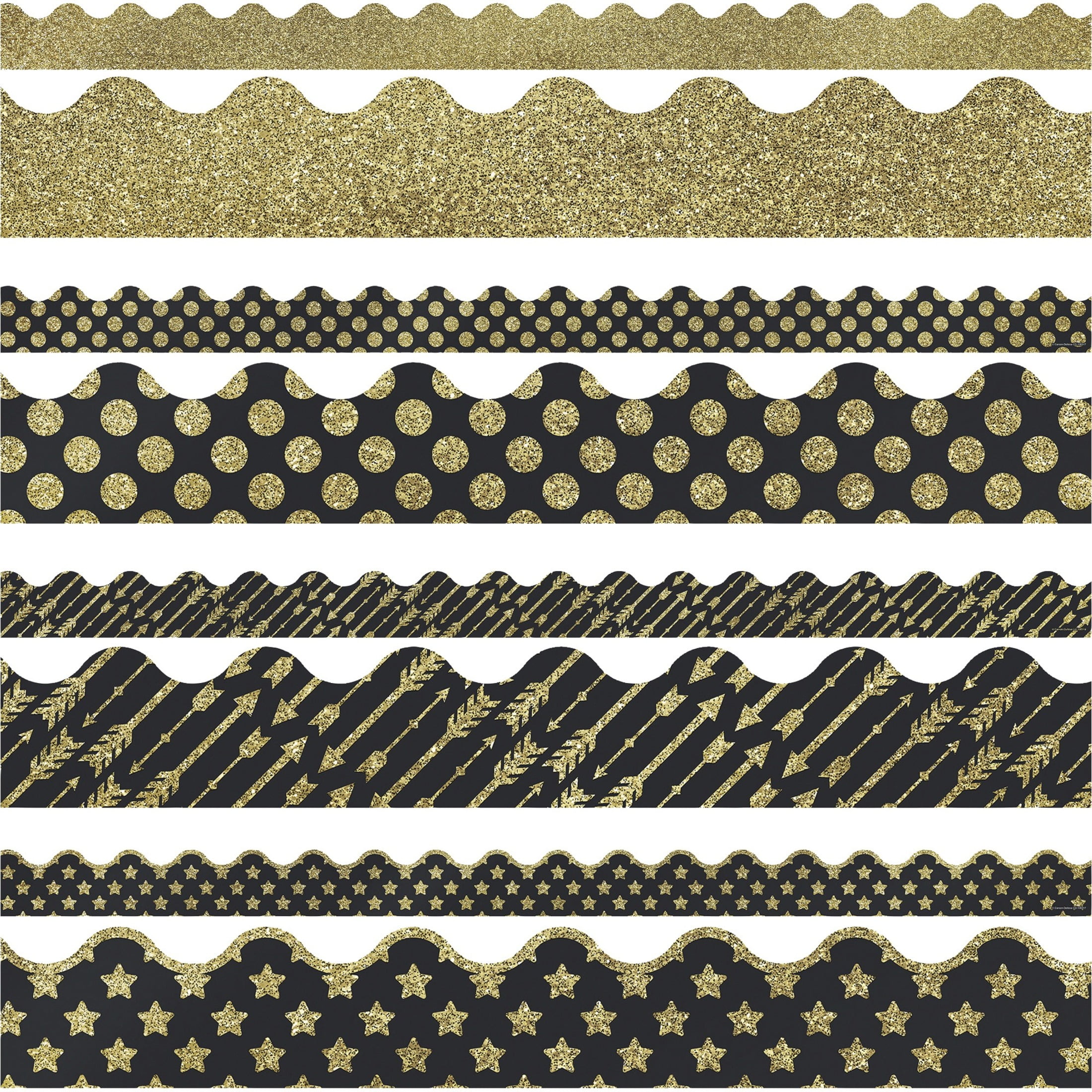 Carson Dellosa Education Cdp145099 Sparkle And Shine Scalloped Borders